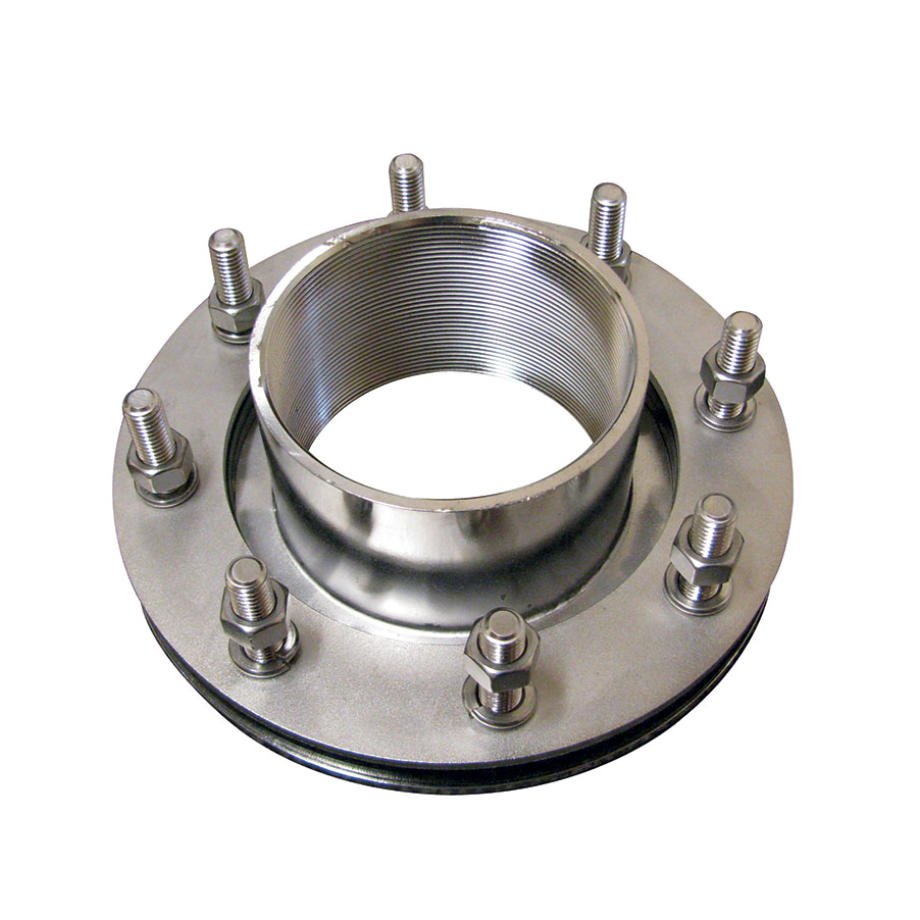 4' Stainless Steel Bolted Outlet EPDM Gasket - Tanks Direct