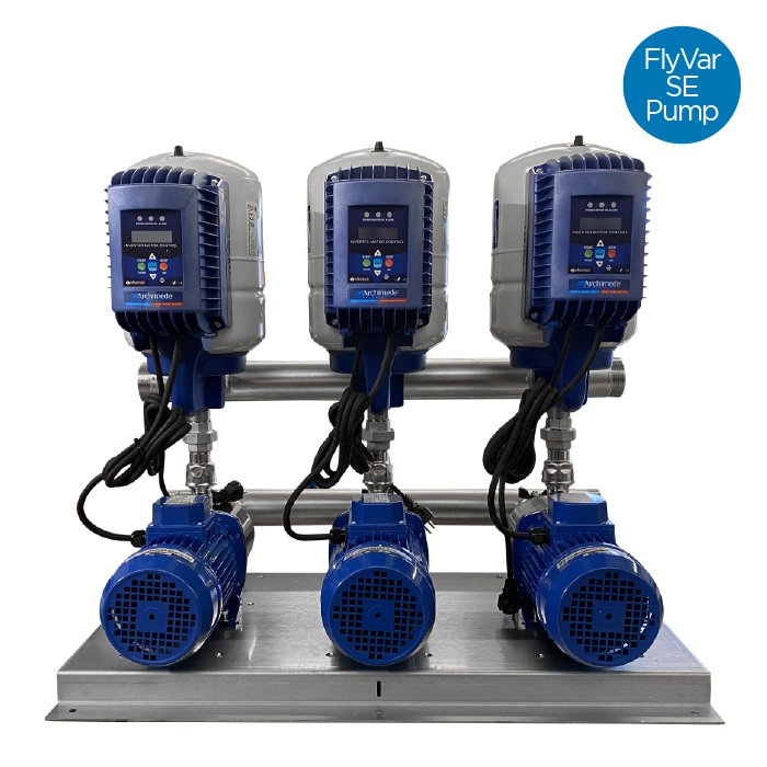 Triple Variable Speed Booster Set, 480 l/min @ 3.5 Bar - Tanks Direct
