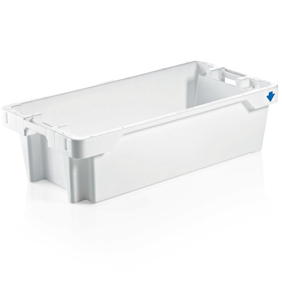 25kg / 40 Litre Euro Fish Boxes, Pack of 20, White - Tanks Direct