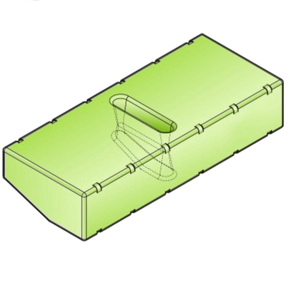 335 Litre Vetus Rigid Water Tank, Potable - Tanks Direct