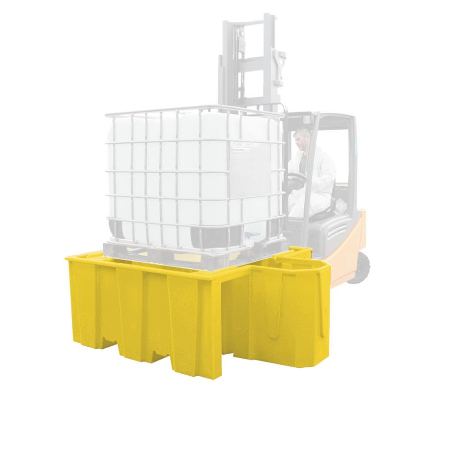 IBC Single Bund Spill Containment With Dispensing Area - Tanks Direct