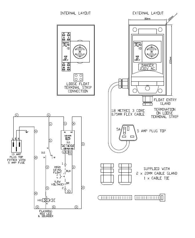 High Level Alarm Kit (Basic Range) - Tanks Direct