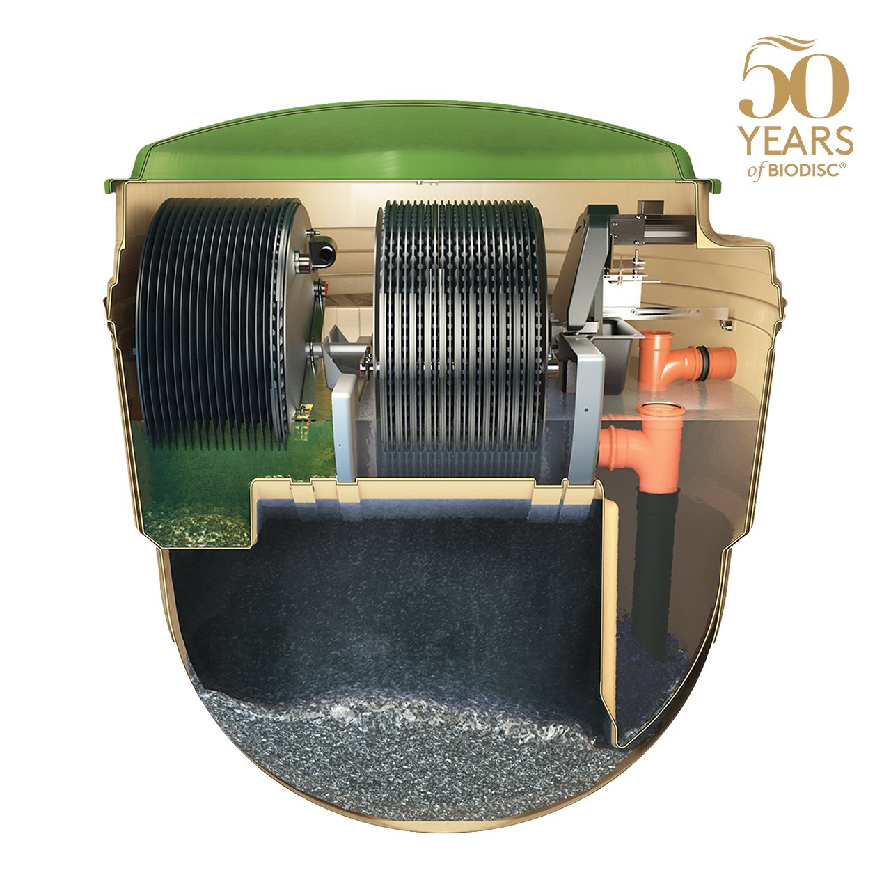 Klargester BioDisc BA-X 9 Person Sewage Treatment Plant - Tanks Direct