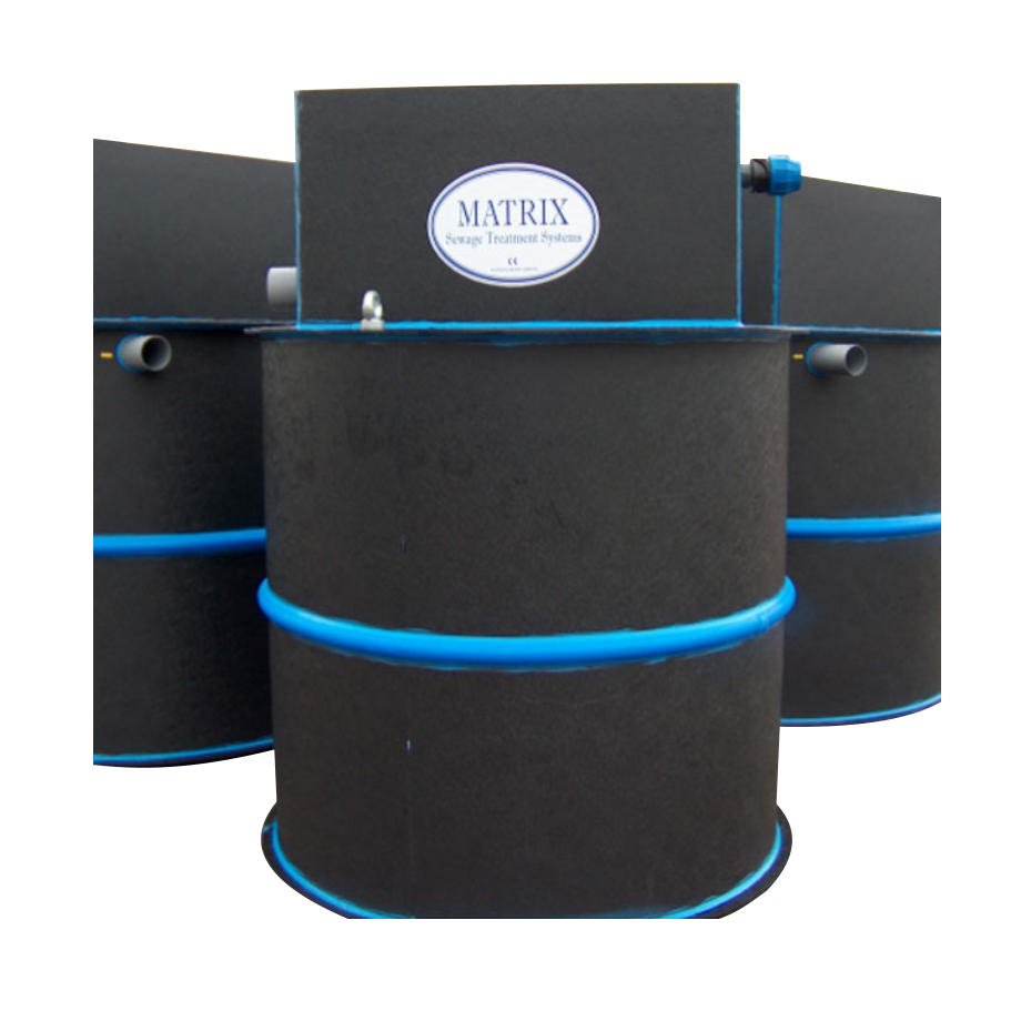 9 Person Matrix Sewage Treatment System Matrix, Pump Discharge - Tanks ...