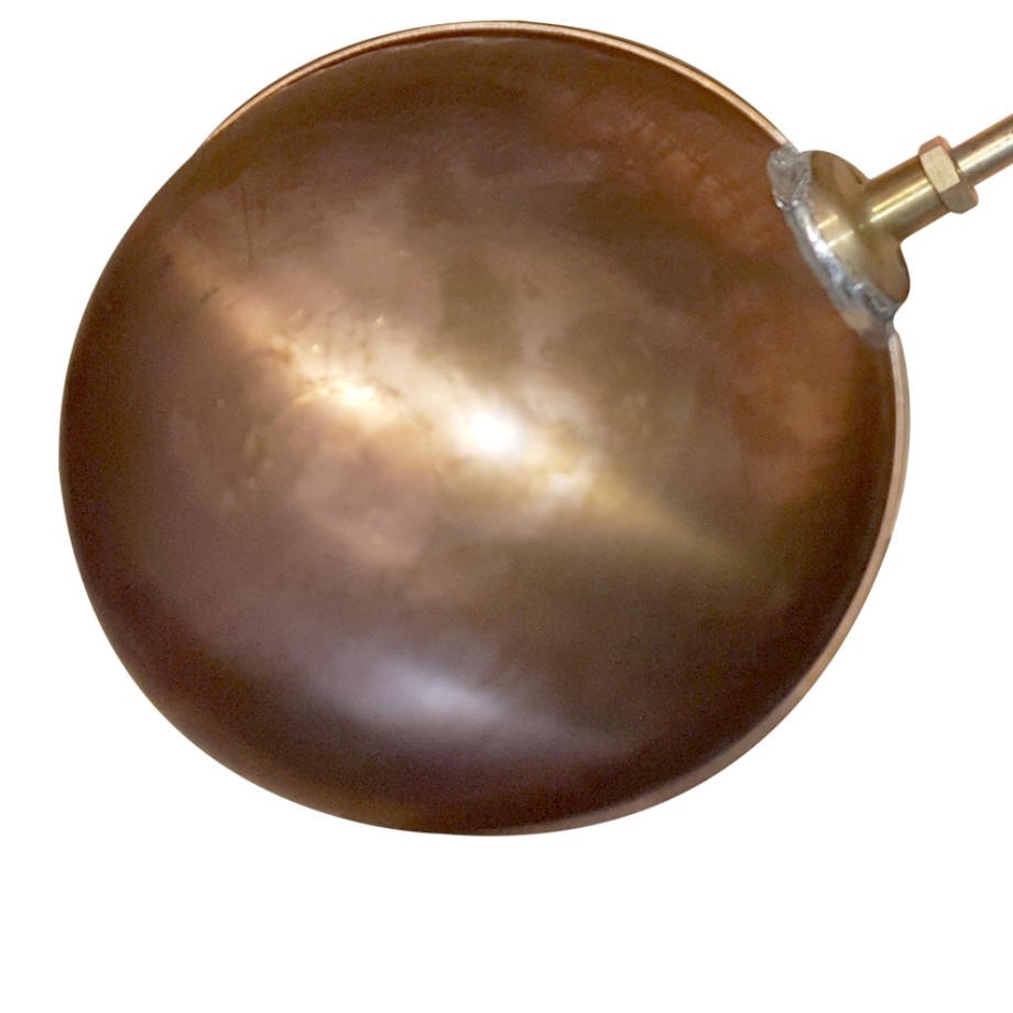 1' Equilibrium Drop Arm Float Valve + Float - Tanks Direct