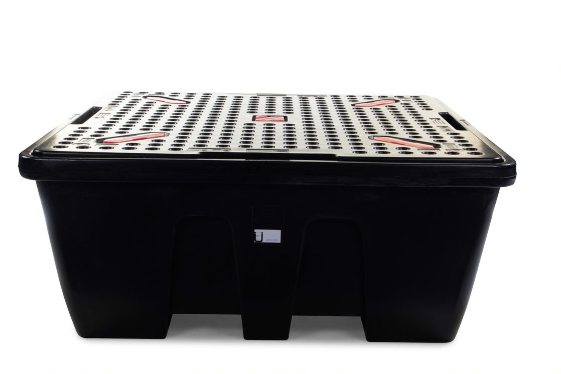 Nestable Single IBC Spill Pallet - Tanks Direct