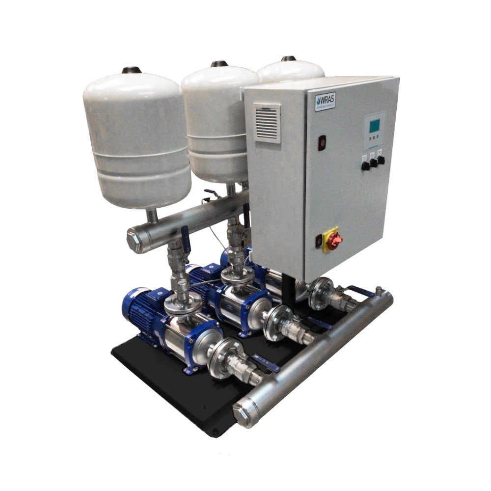 Triple Pump Booster Set, MH 45 - MAB 150 L/min @ 3.3 Bar - Tanks Direct