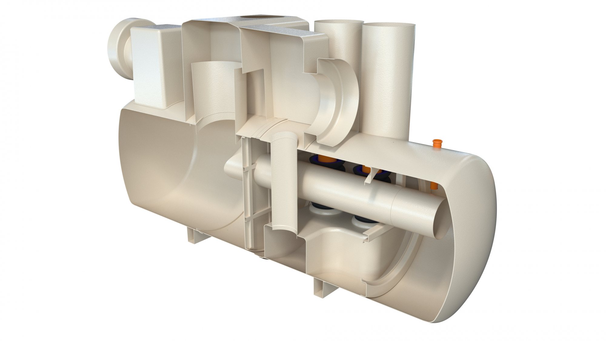 Klargester Bypass Separator - NSBE015 - 8335M² Drainage Area - Tanks Direct