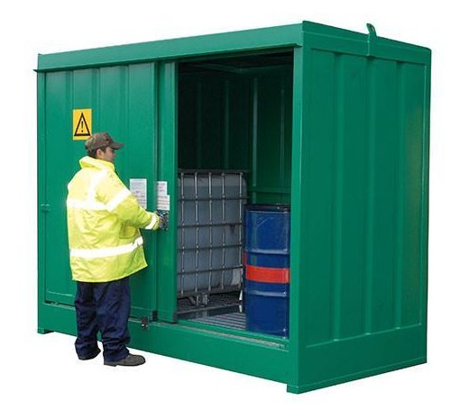 Steel Bunded IBC, Drum Store, DPU8-2 - Tanks Direct