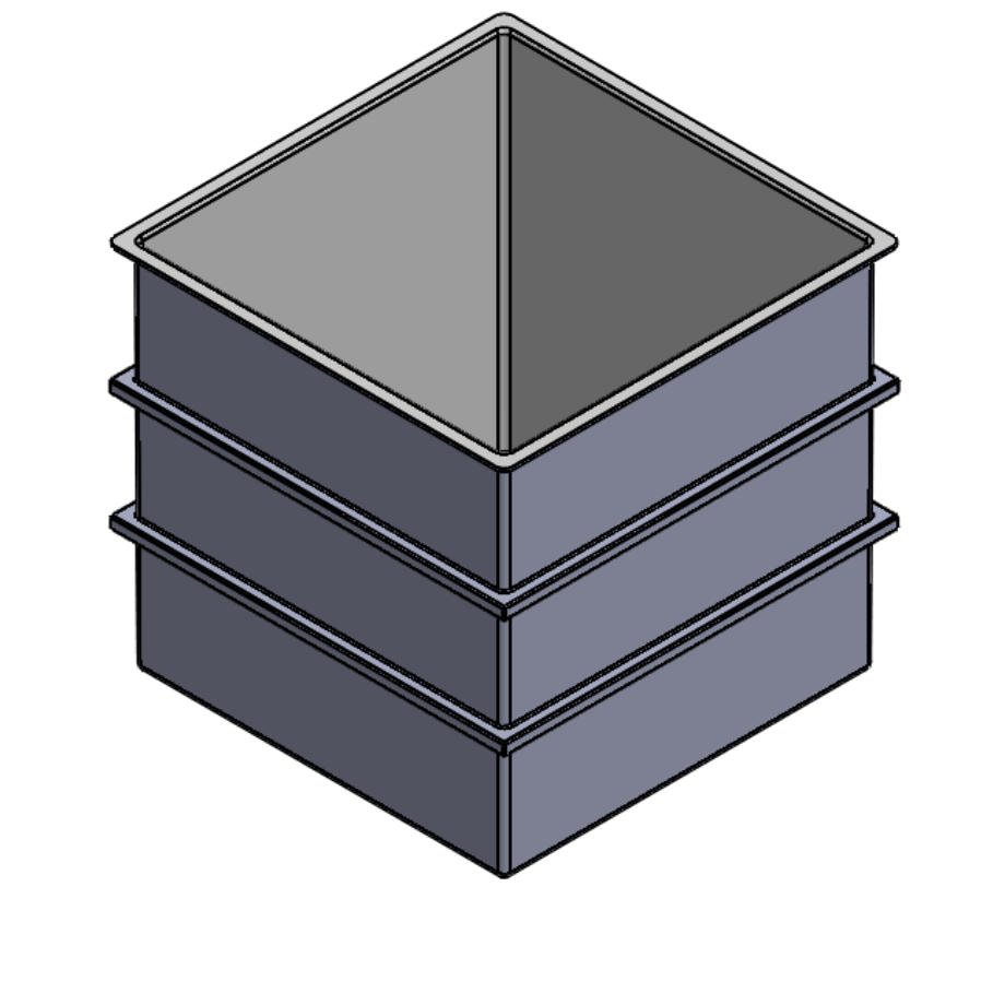 1800 Litre Open Top GRP Water Tank - Tanks Direct