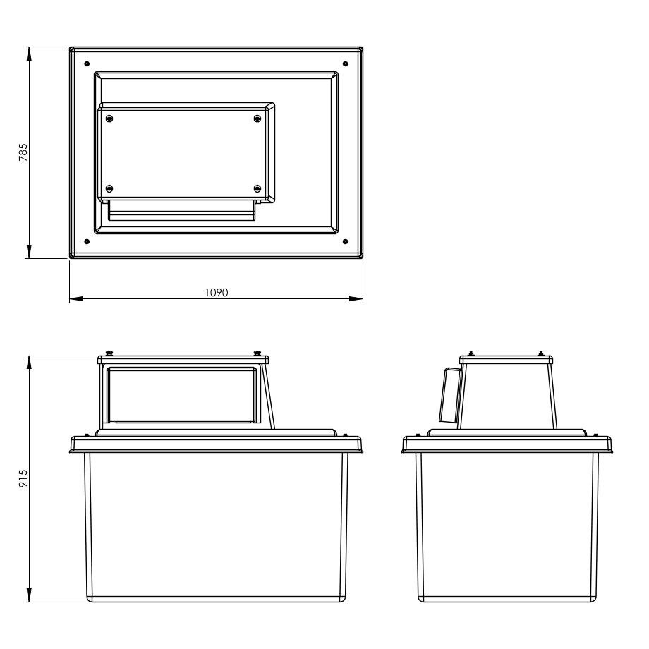 340L Type AB Air Gap GRP - One Piece Insulated, Cat 5 - Tanks Direct