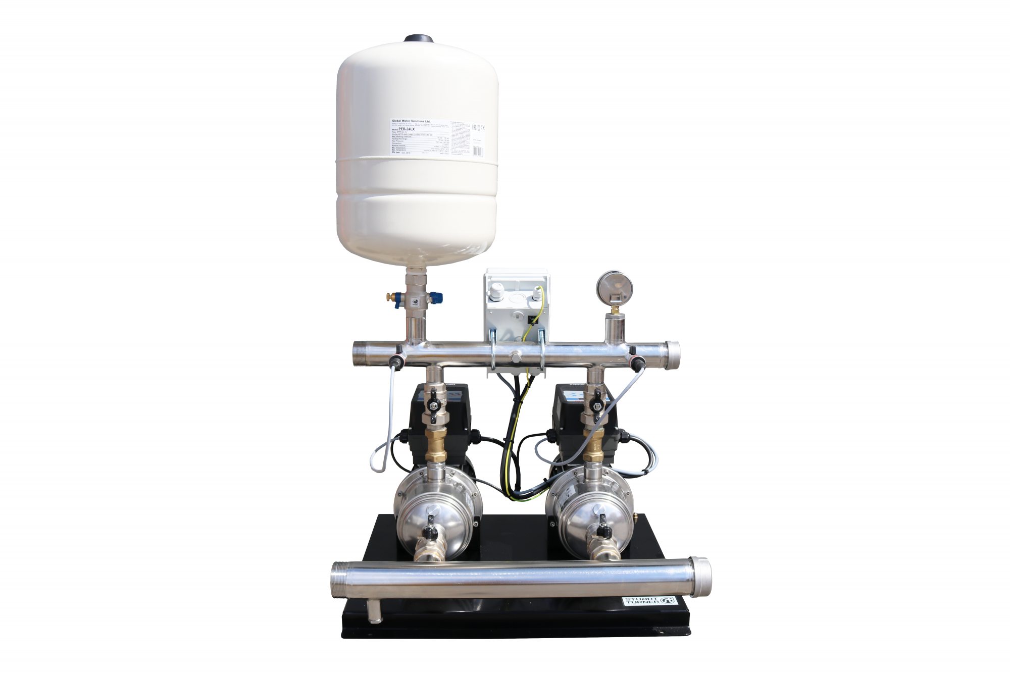 Aquaboost iBolt Horizontal Twin Booster Pump 0306 - Tanks Direct