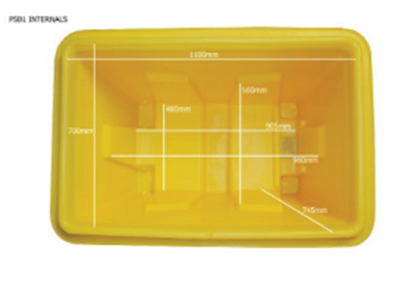 350 Litre Storage Portable Container with Lockable Lid - Tanks Direct