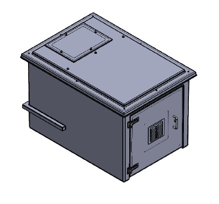 500 Litre GRP Pump Enclosure with AG Air Gap CUCOMP.1500-500 - Tanks Direct