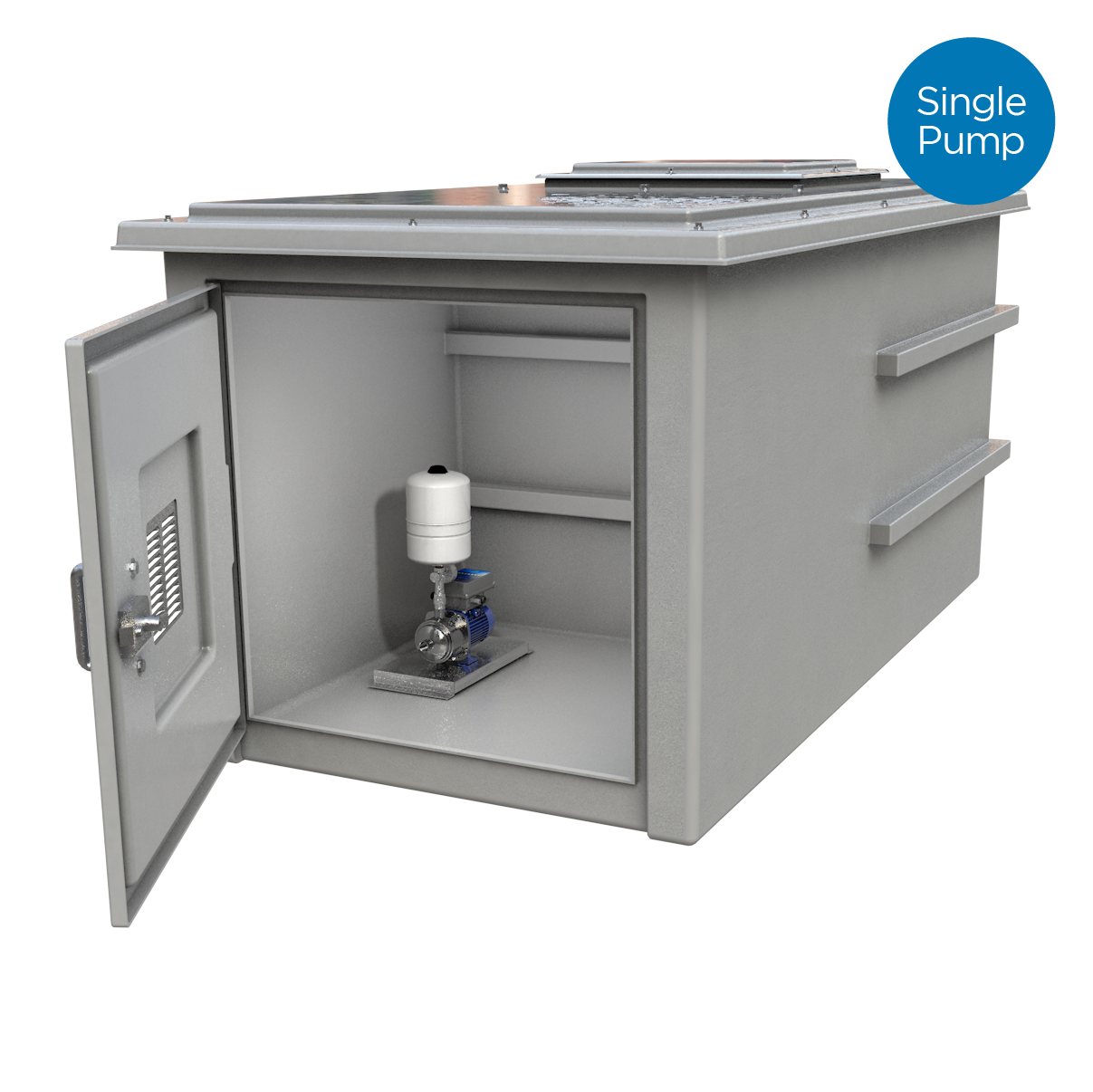 6000 Litre GRP Pump Enclosure AG Air Gap CUCOMP.12000-6000 - Tanks Direct
