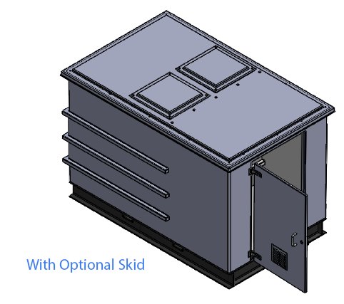 3375 Litre GRP Pump Enclosure Triple Pump CUCOMP.5625-3375 - Tanks Direct
