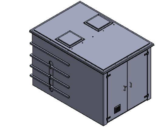 6000 Litre GRP Pump Enclosure Triple Pump CUCOMP.12000-6000 - Tanks Direct