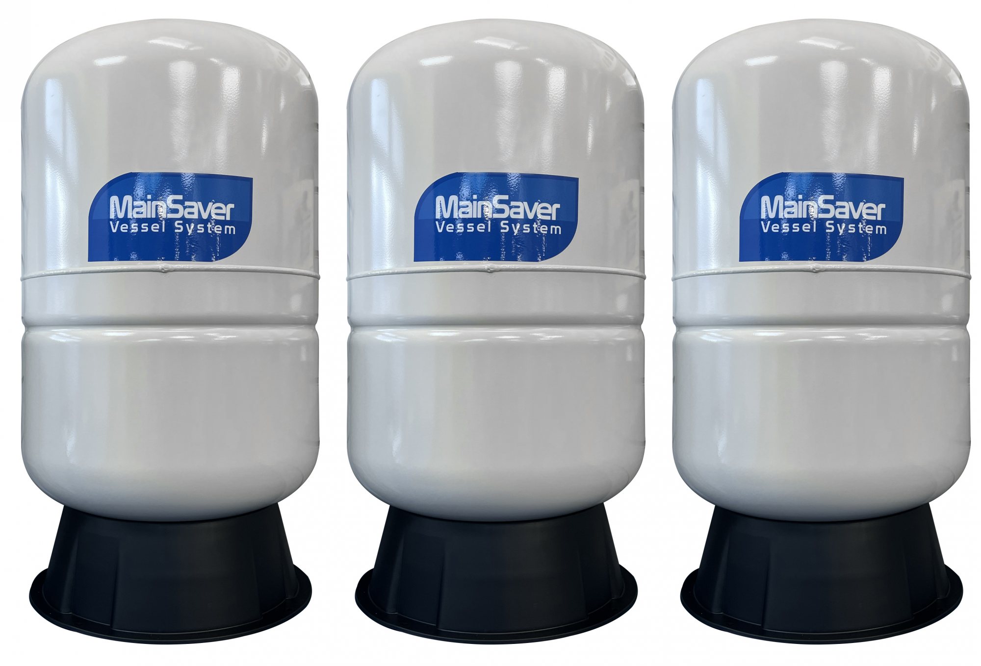 MainSaver 3 x 200L water boosting system vessels - Tanks Direct
