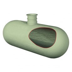 Clearwater 9150L Shallow Dig Silage Tank - Tanks Direct