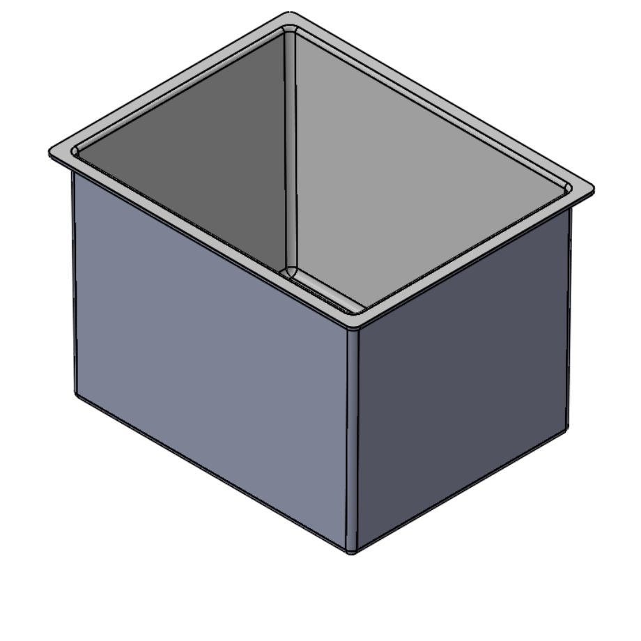 570 Litre Open Top GRP Water Tank - Tanks Direct