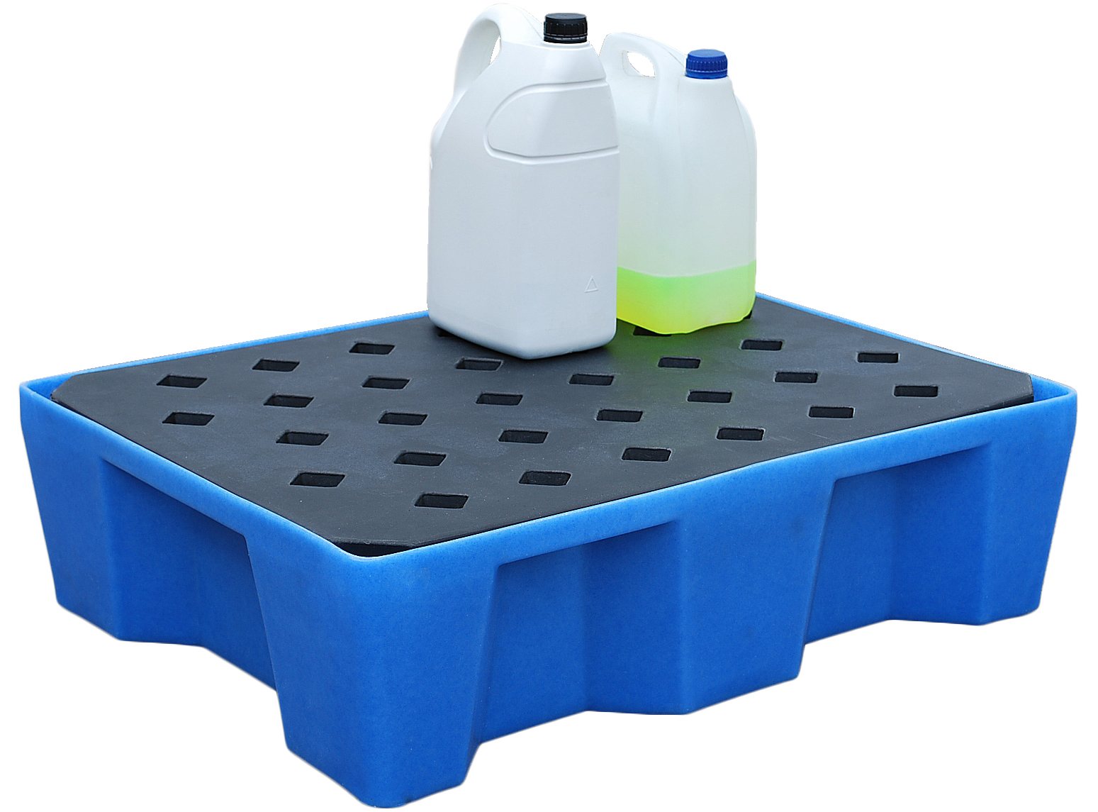 Blue Spill drip tray with grate, 66 Litre | Tanks Direct Ltd - Tanks Direct