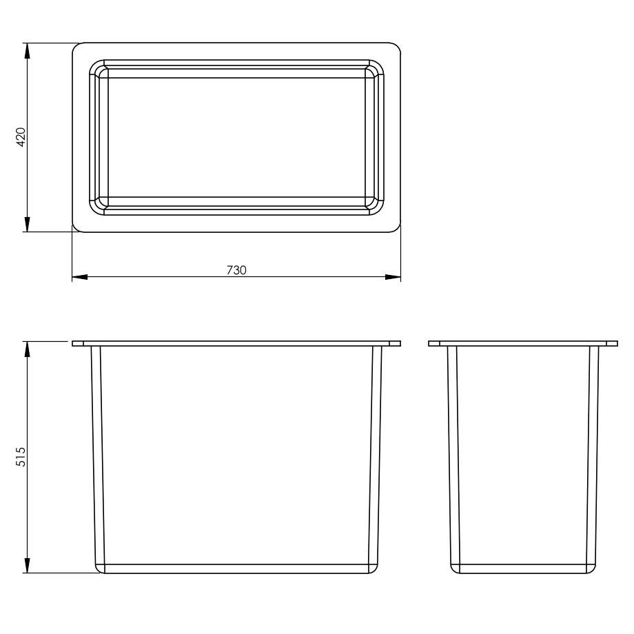 90 Litre Open Top GRP Water Tank - Tanks Direct
