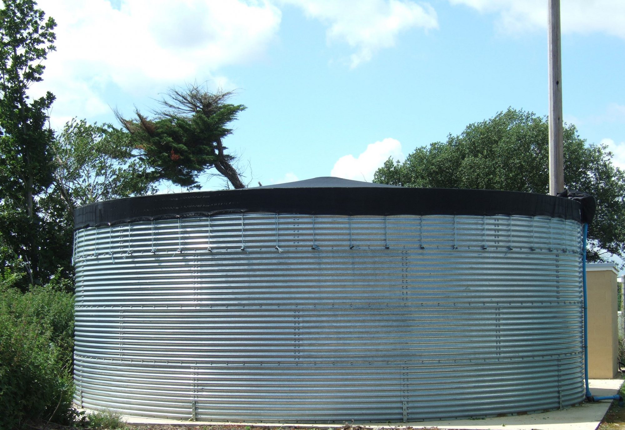 50,000 Litre Galvanised Steel Water Storage Tank - Tanks Direct