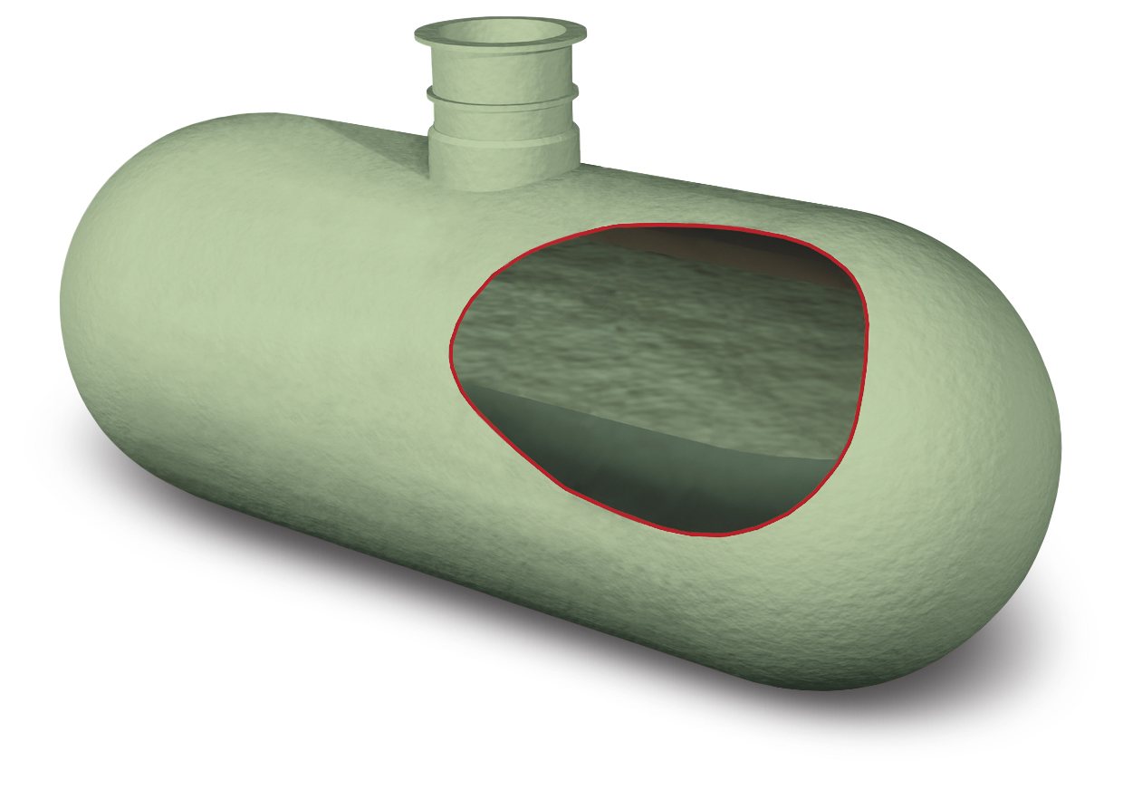 Clearwater 2,800 Litre Shallow Dig Cesspool - Tanks Direct