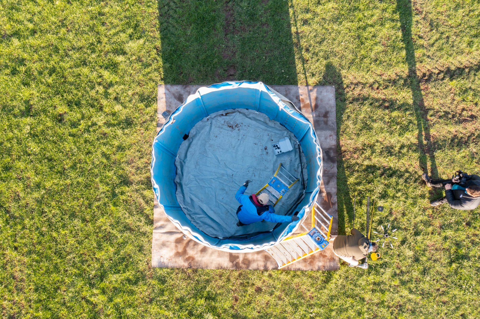 Deploy 14,000 Litre Inflatable Concrete Water Tank - Tanks Direct