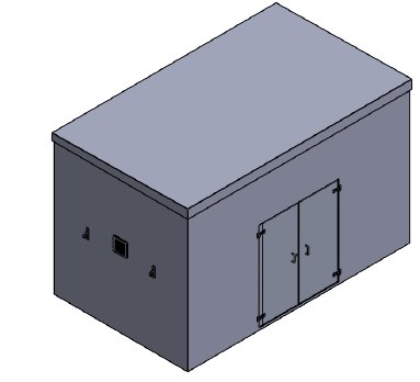 GRP Booster Set Enclosure PWHG.5x3x3 - Tanks Direct