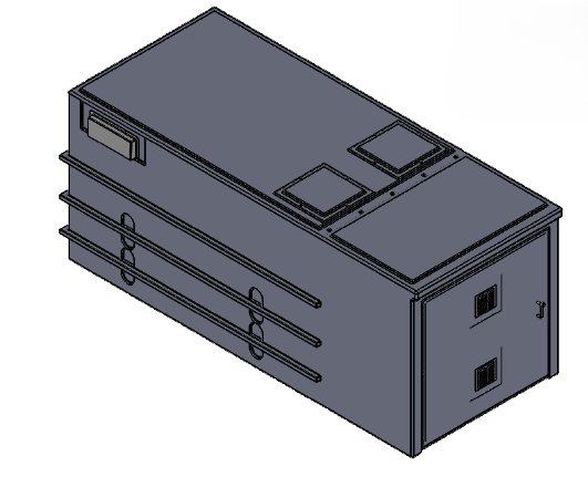 7000 Litre GRP Pump Enclosure with built in Fire Water Tank - Tanks Direct