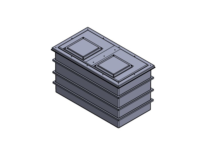 2501 Litre Divided GRP Water Tank, Insulated - Tanks Direct