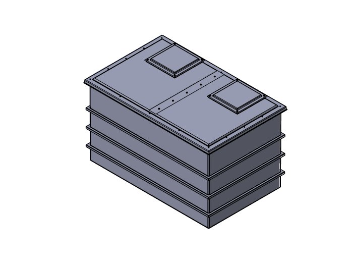 5625 Litre Divided GRP Water Tank, Insulated - Tanks Direct