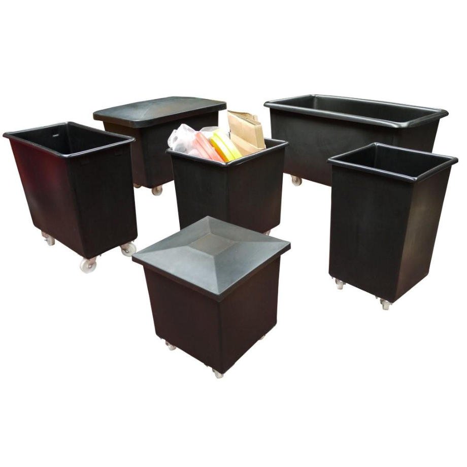 70 Litre Plastic Container / Trolley / Truck - Tanks Direct