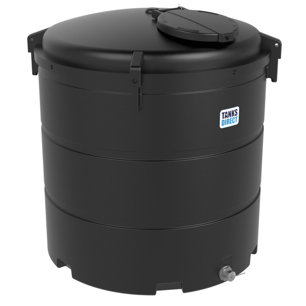 Tanks Direct 2000 Litre Round Water Tank, Non Potable Grade - Tanks Direct