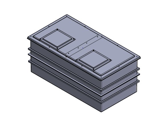 3185 Litre Two Piece Divided GRP Water Tank, Insulated - Tanks Direct