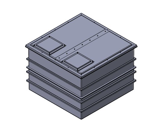 6001 Litre Two Piece Divided GRP Water Tank, Insulated - Tanks Direct