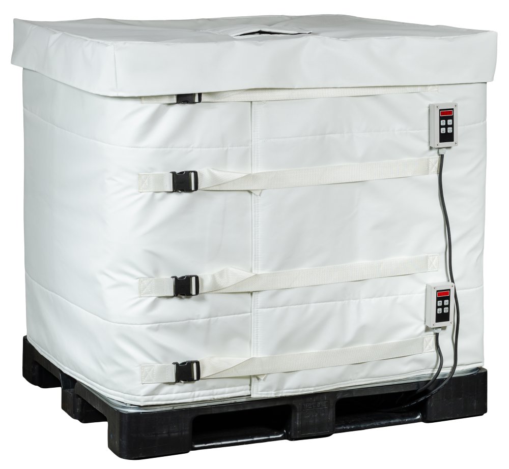 IBC Heater for 1000L IBC. 2 x heat bands FDA Approved - Tanks Direct