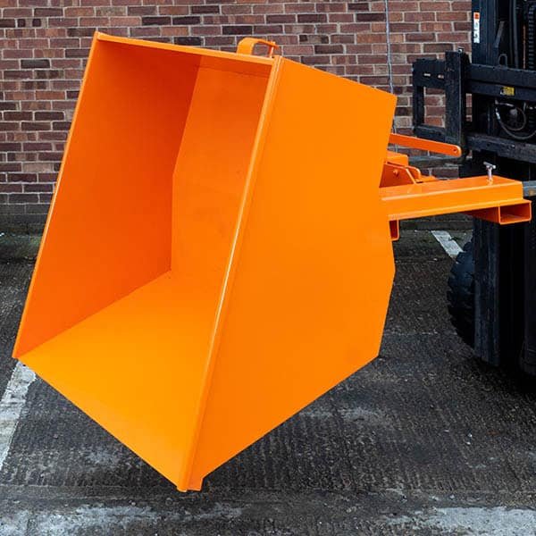 Invicta Forklift Mounted Tipping Skip - Various Capacities - Tanks Direct