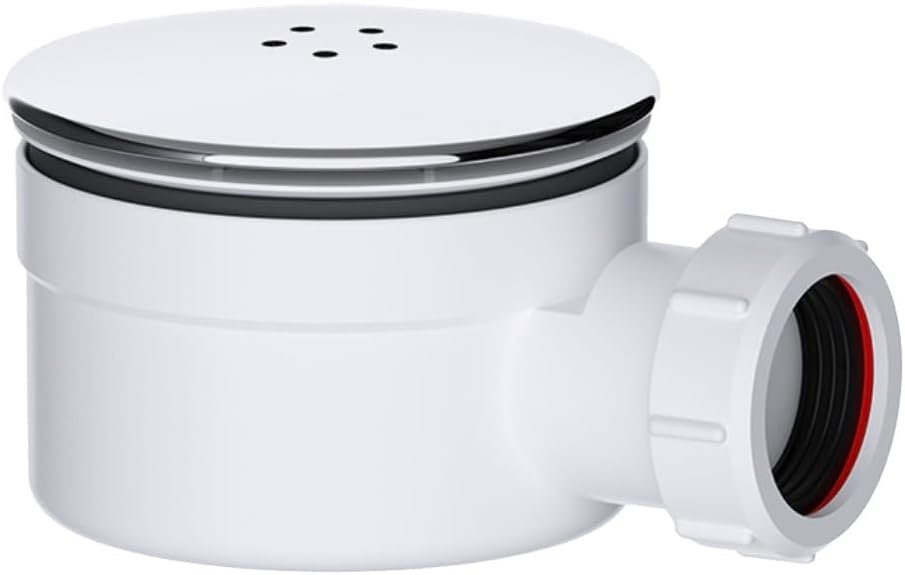90mm Universal Outlet Shower Trap with Removable Hair Trap - Tanks Direct