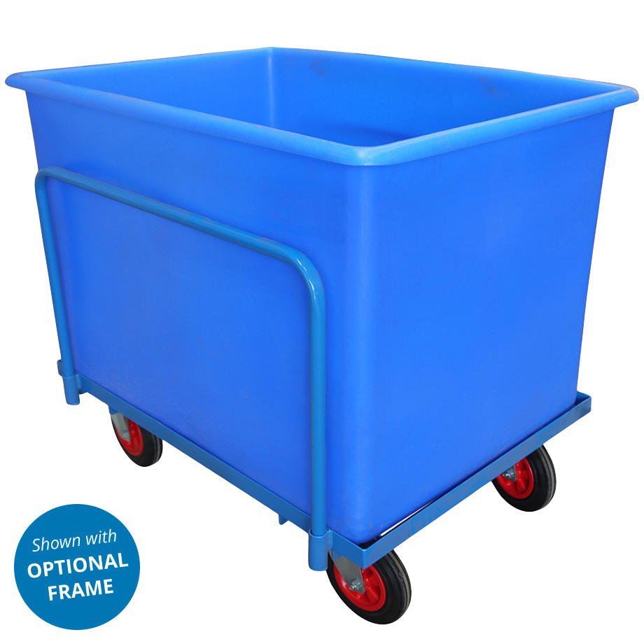 540 Litre Plastic Tapered Tank / Container - Tanks Direct
