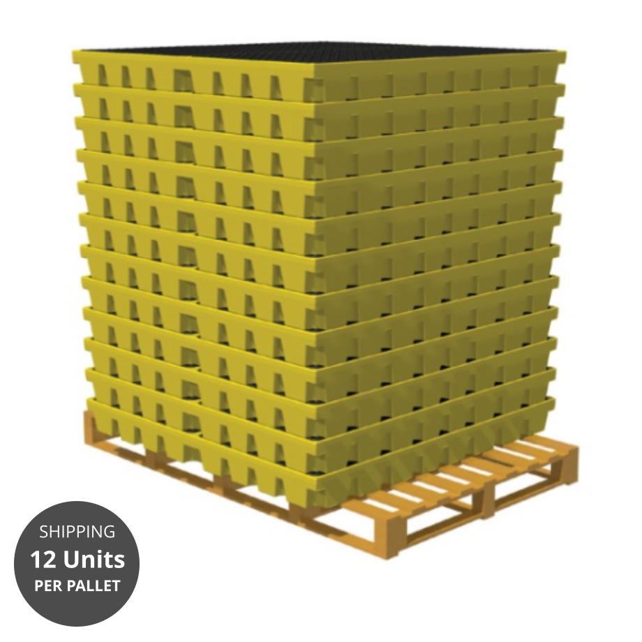 Bunded Work Floors for 4 Drums - Spill Pallets - Tanks Direct