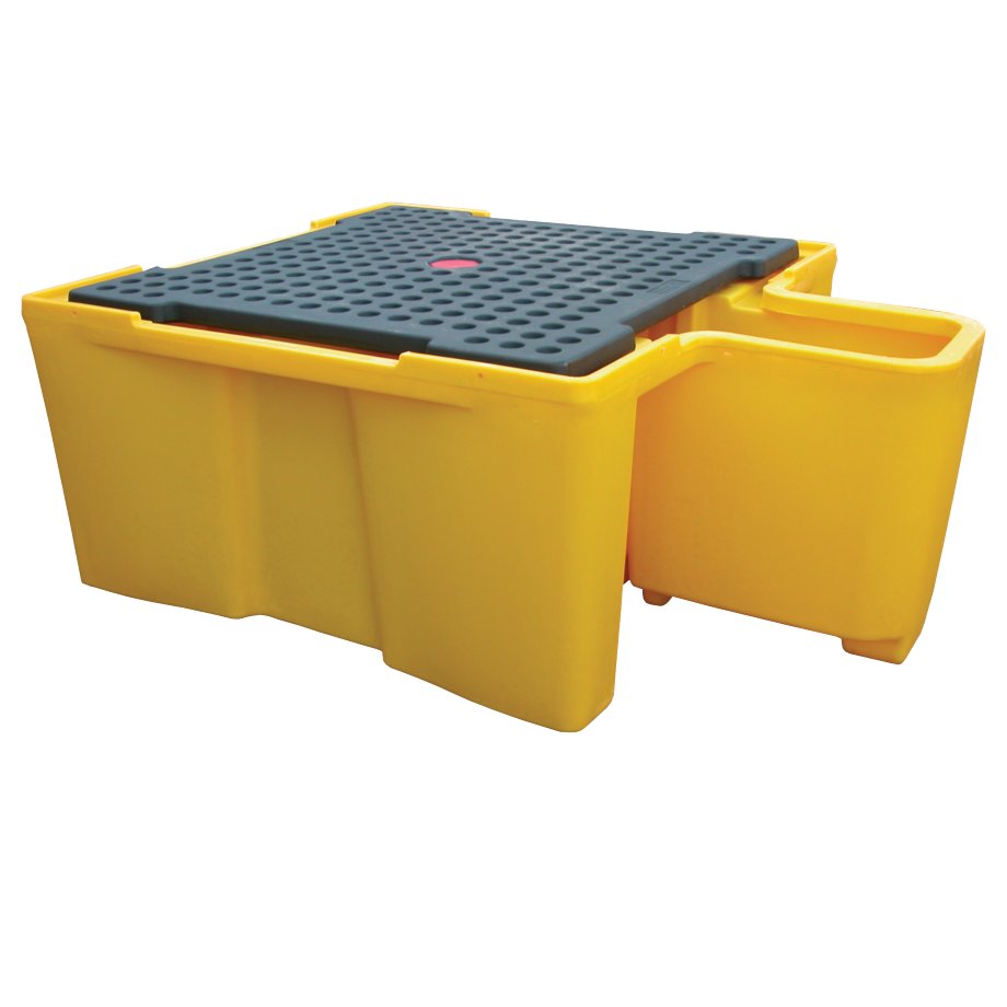 Single IBC Bund with dispensing drip tray - Tanks Direct