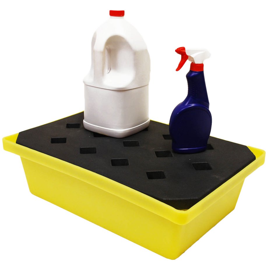 Spill drip tray with grate, 22 Litre - Tanks Direct
