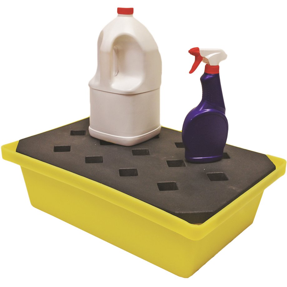 Spill drip tray with grate, 22 Litre - Tanks Direct