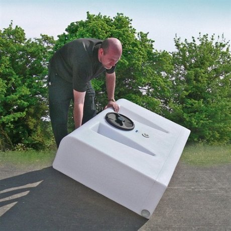 250 Litre Flat Water Tank, Slimline - Tanks Direct