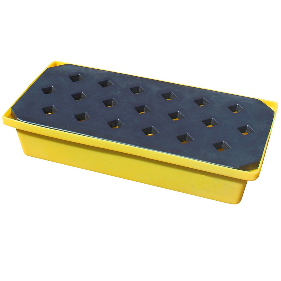 Spill drip tray with grate, 31 Litre - Tanks Direct