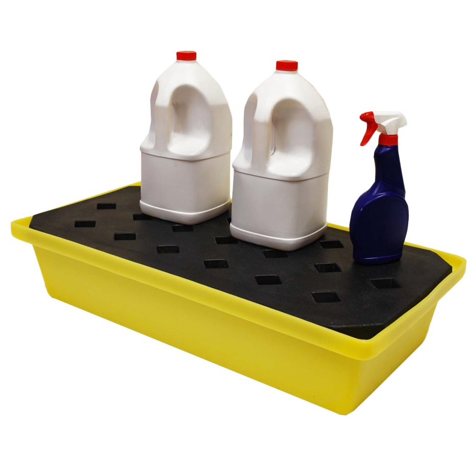 Spill drip tray with grate, 31 Litre - Tanks Direct