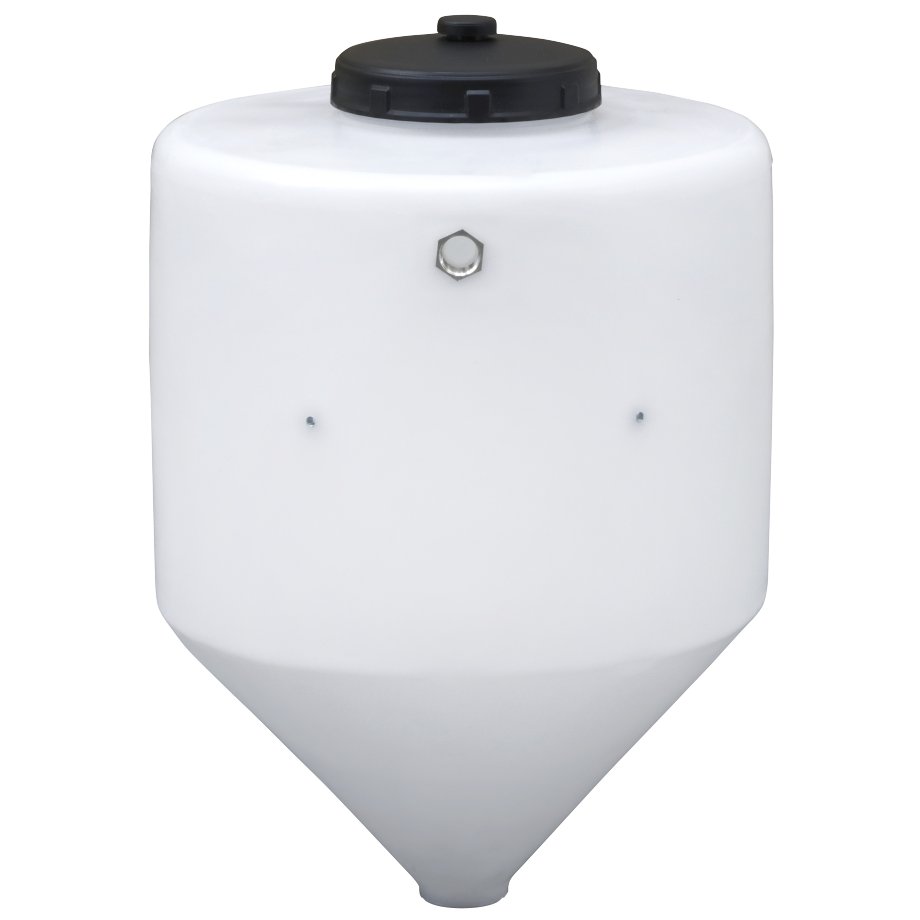 100 Litre Conical Water Tank - T100C8VL-NAT - Tanks Direct
