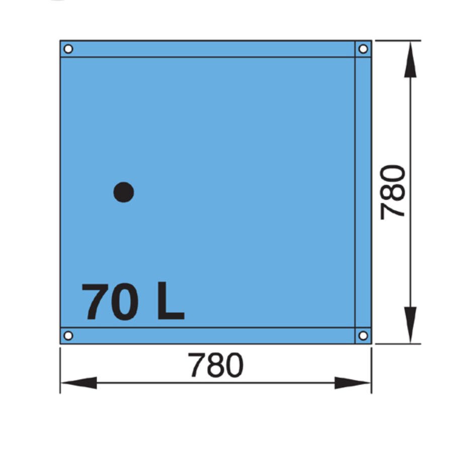 70 Litre Flexible Water Tank, Potable - Tanks Direct